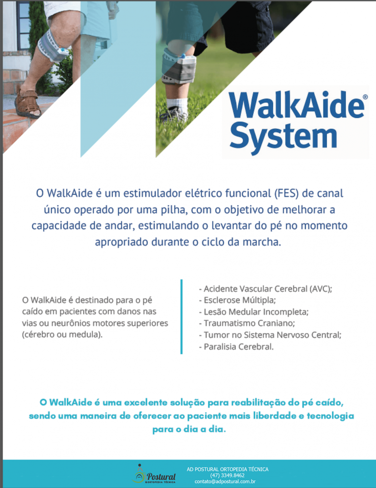 WALKAIDE SYSTEM - VENDA E MANUTENÇÃO DE CADEIRAS DE RODAS